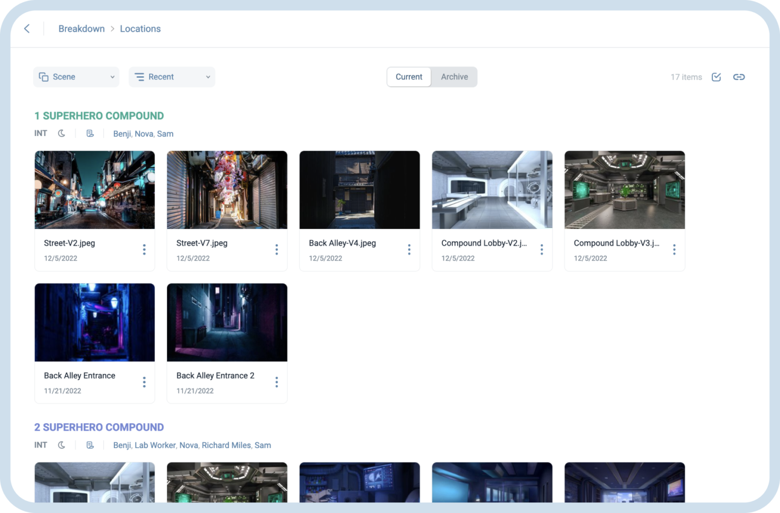 Breakdown & Media Hub - ProductionPro